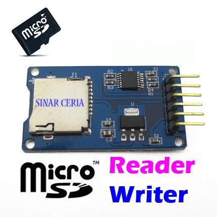 Jual Micro SD Card Reader Writer Module For Arduino Modul Pembaca MicroSD Shopee Indonesia