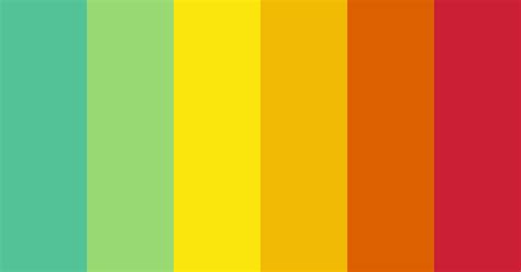 Summer Gradient Color Scheme Green
