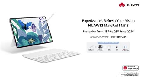 Huawei Launches The HUAWEI MatePad 11.5"S PaperMatte Edition And HUAWEI ...