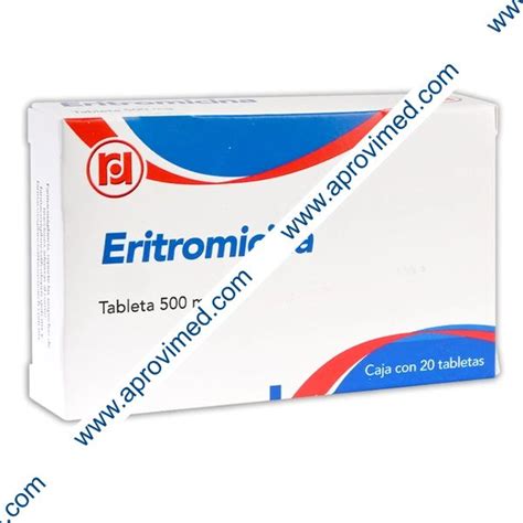 Eritromicina Randall C20 Tabs 500 Mg Aprovisionamiento Medico
