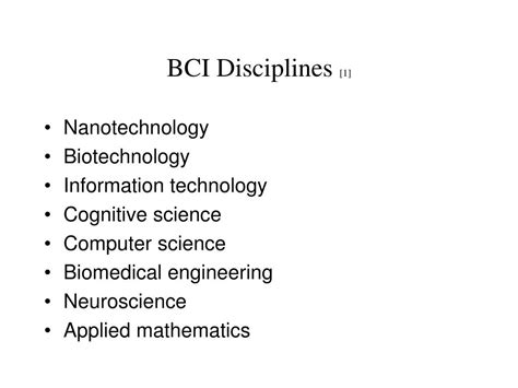 PPT BRAIN COMPUTER INTERFACE BCI PowerPoint Presentation Free Download ID