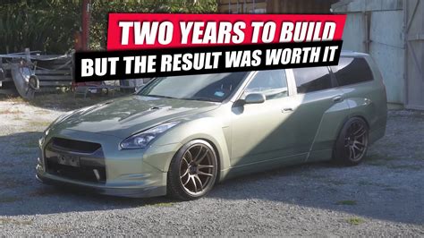 This Nissan Stagea R35 Swap Took Two Years And 38 Videos To Complete