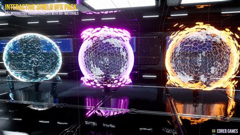 Interactive Shield Vfx Pack In Visual Effects Ue Marketplace