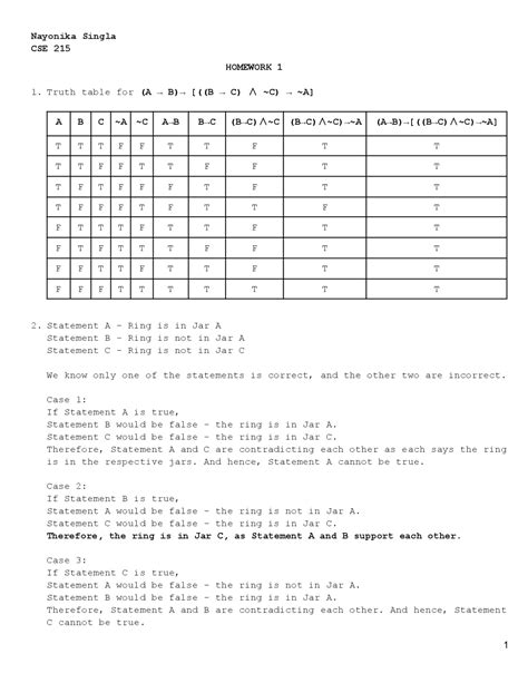 Cse 215 Homework 1 Assignments Computer Science Docsity