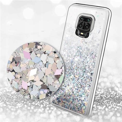 Xiaomi Redmi Note 9 Pro Etui pływający brokat SHINING GLITTER OKzakupy