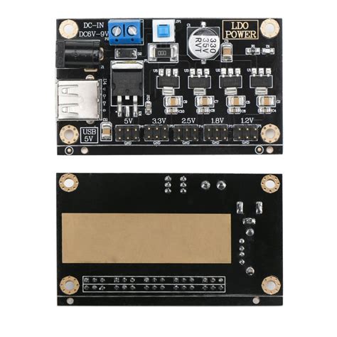 LM7805 DC DC Multiple Output Linear Power Supply DC 6 9V To 1 2V 1 8V 2 5V 3 3V 5V 5 Way Buck