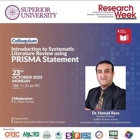 dr hamad raza on linkedin researchweek2023 oricsuperior superioruniversity oric literature…