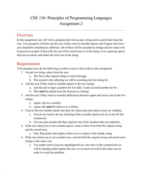 Solved Cse 110 Principles Of Programming Languages