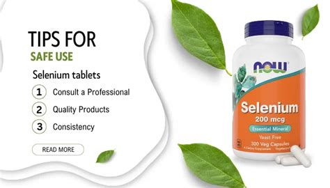 How To Take Selenium Tablets Best Way For Better Health
