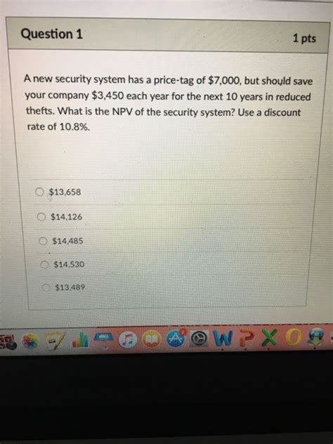Solved Question 1 1 Pts A New Security System Has A