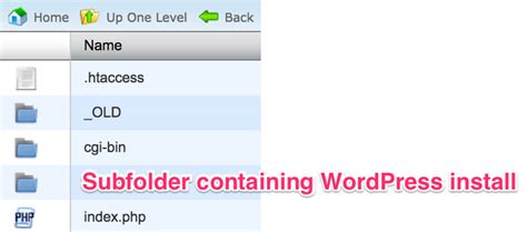 how do i move wordpress in a subdomain to the root url