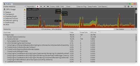 Gpu Usage Profiler 模块 Unity 手册