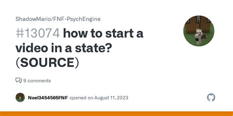 How To Start A Video In A State Source · Issue 13074 · Shadowmario