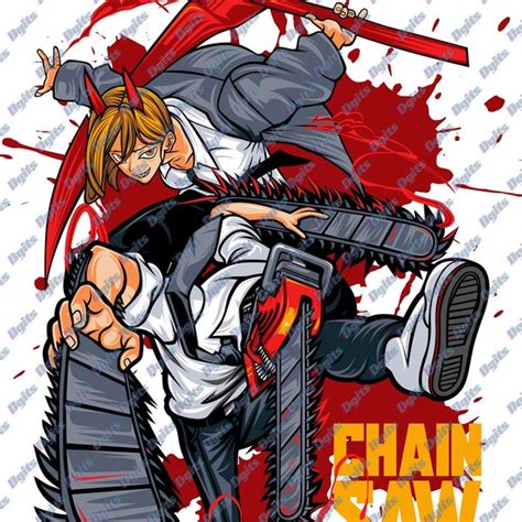 Chainsaw Man Fan Art Etsy
