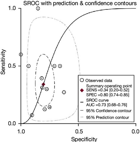 Sroc Curve Of The Diagnosis Of T2 Stage Using Eus Download Scientific Diagram