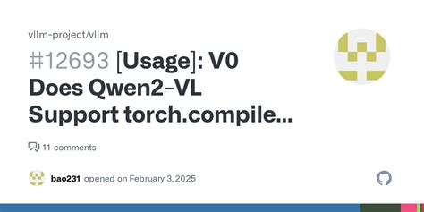 Usage V0 Does Qwen2 Vl Support Pile In Vllm · Issue 12693
