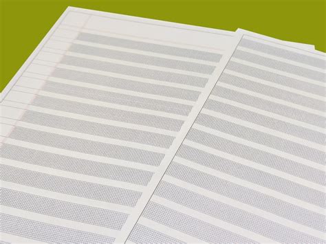 Buy Printable Partial Graph Paper Templates For Handwriting Practices 8