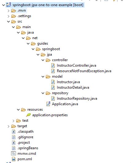 Spring Boot Jpahibernate One To One Mapping Example