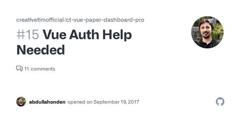 Vue Auth Help Needed · Issue 15 · Creativetimofficialct Vue Paper Dashboard Pro · Github