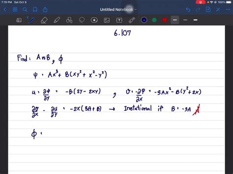 ⏩solved a steady two dimensional flow has the following… numerade