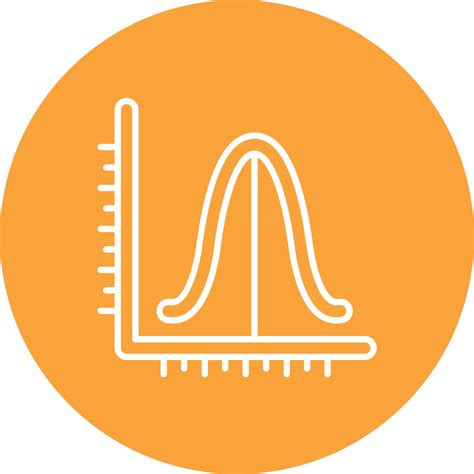 Histogram Line Circle Background Icon 17625202 Vector Art At Vecteezy