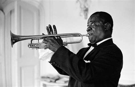 Jazz Trumpeter Louis Armstrong In 1959 In France Old Photo 1 Eur 665