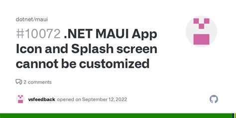 NET MAUI App Icon And Splash Screen Cannot Be Customized Issue Dotnet Maui GitHub