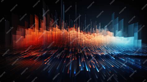 Premium Ai Image Background Dynamic Data Sorting Illustration Network Information Business