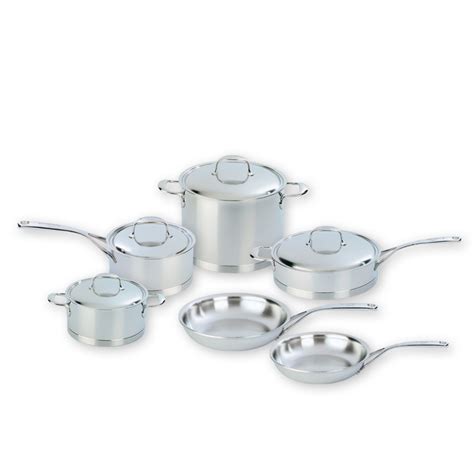 Demeyere Atlantis 10 Piece Cookware Set Crème Boutique Crème