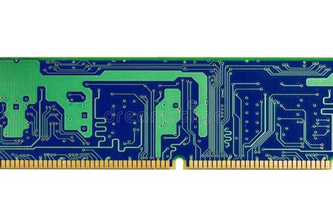 Closeup Of Computer Memory Chip Stock Photo Image Of Board Card