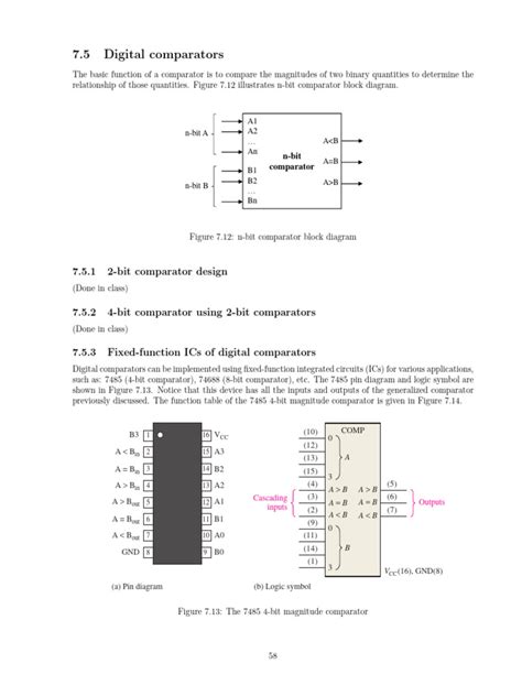 chapter 7 digital comparators download free pdf logic gate