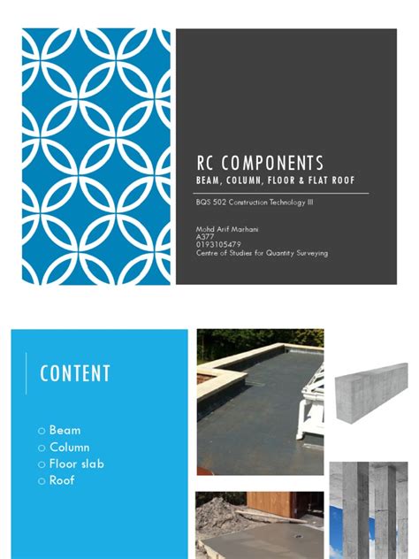 2 2 Rc Components Pdf Roof Beam Structure