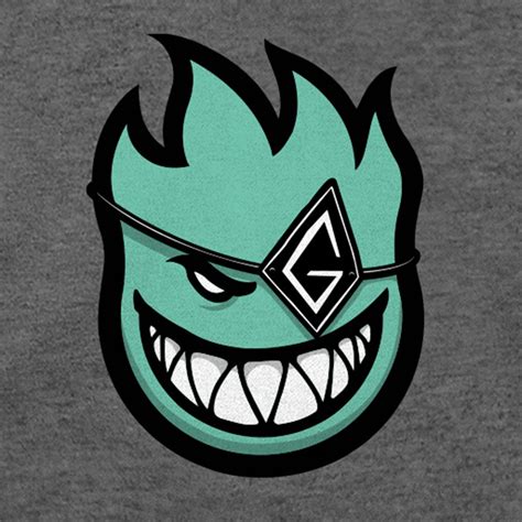 Spitfire Gnarhunters X Spitfire Bighead Hoodie Charcoal Heather M 1127150 M