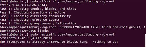 Partitioning Ubuntu Disk Space Increase In An Lvm Group Is Not Being Reflected In The Os