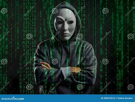 Black Hacker Or Coder Icon Isolated On Black Background Programmer Developer Working On Code