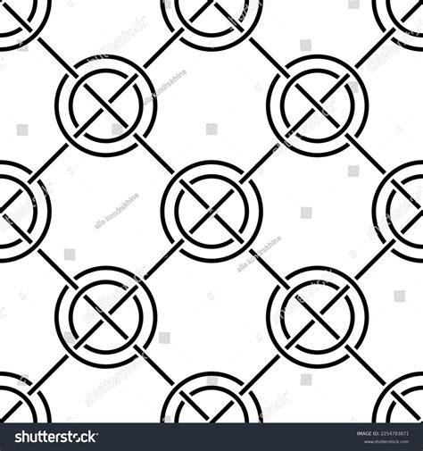 Vector Seamless Texture Modern Geometric Background Stock Vector Royalty Free 2254783871