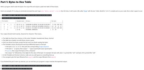 C File Input Output Binary And Hexadecimal Chegg