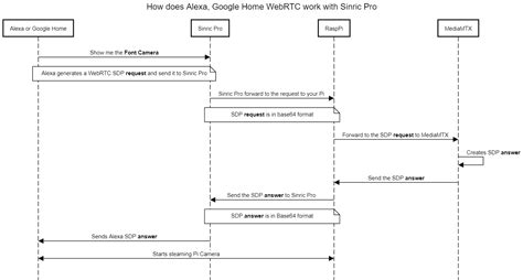 RaspberryPI WebRTC Camera For Alexa Google Home SinricPro