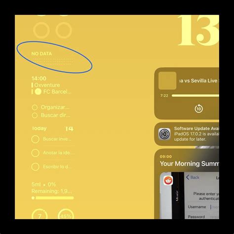 sleep lock screen widget does not update ever r ipados