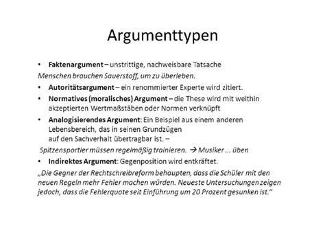 Argumenttypen Pdf