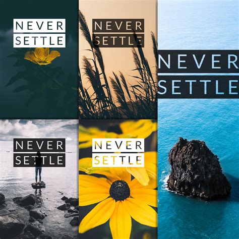 Oneplus Never Settle Wallpaper Packs