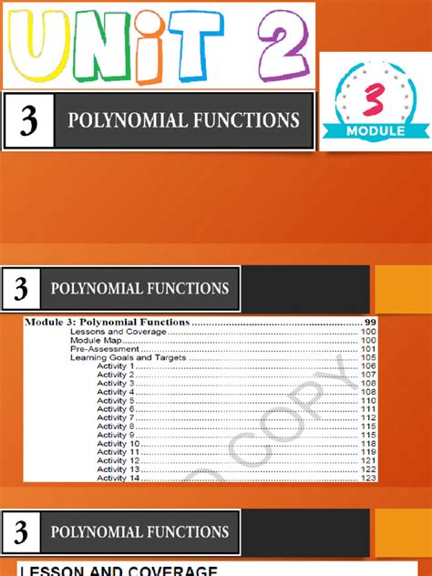 Unit 2 Module 3 Polynomial Functions Students Pdf Unit 2 Module 3 Polynomial Functions Students Pdf