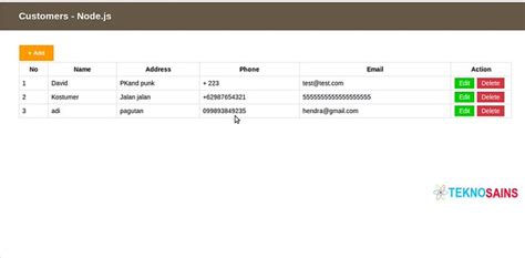 Simple Crud Node Js And Mysql