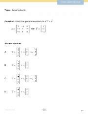 Solving Linear Equations With Augmented Matrices Course Hero