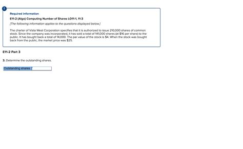 solved required information e11 2 algo computing number of