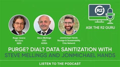 Steve Mellings On Linkedin Podcast 22 Purge Dial Data Sanitization