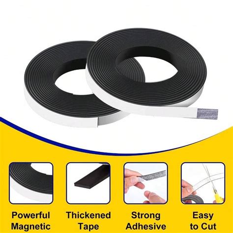 Magnetic Tape Magnet Tape With Strong Self Adhesive Flexible Magnetic Strip Magnet Tape Roll