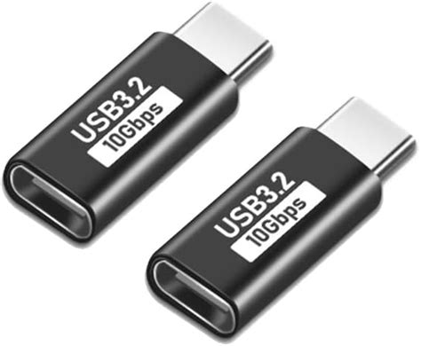 Accessonico Usb C Extender 2 Pack Usb C To Usb C Adapter