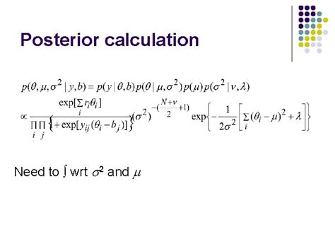 Summary Of Bayesian Estimation In The Rasch Model