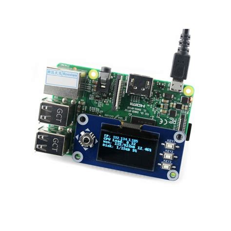 128x64 1 3inch oled display hat for raspberry pi pishop ca